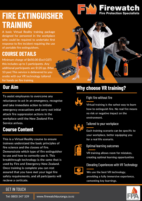 Fire Extinguisher Training Tauranga - Fire Warden Training